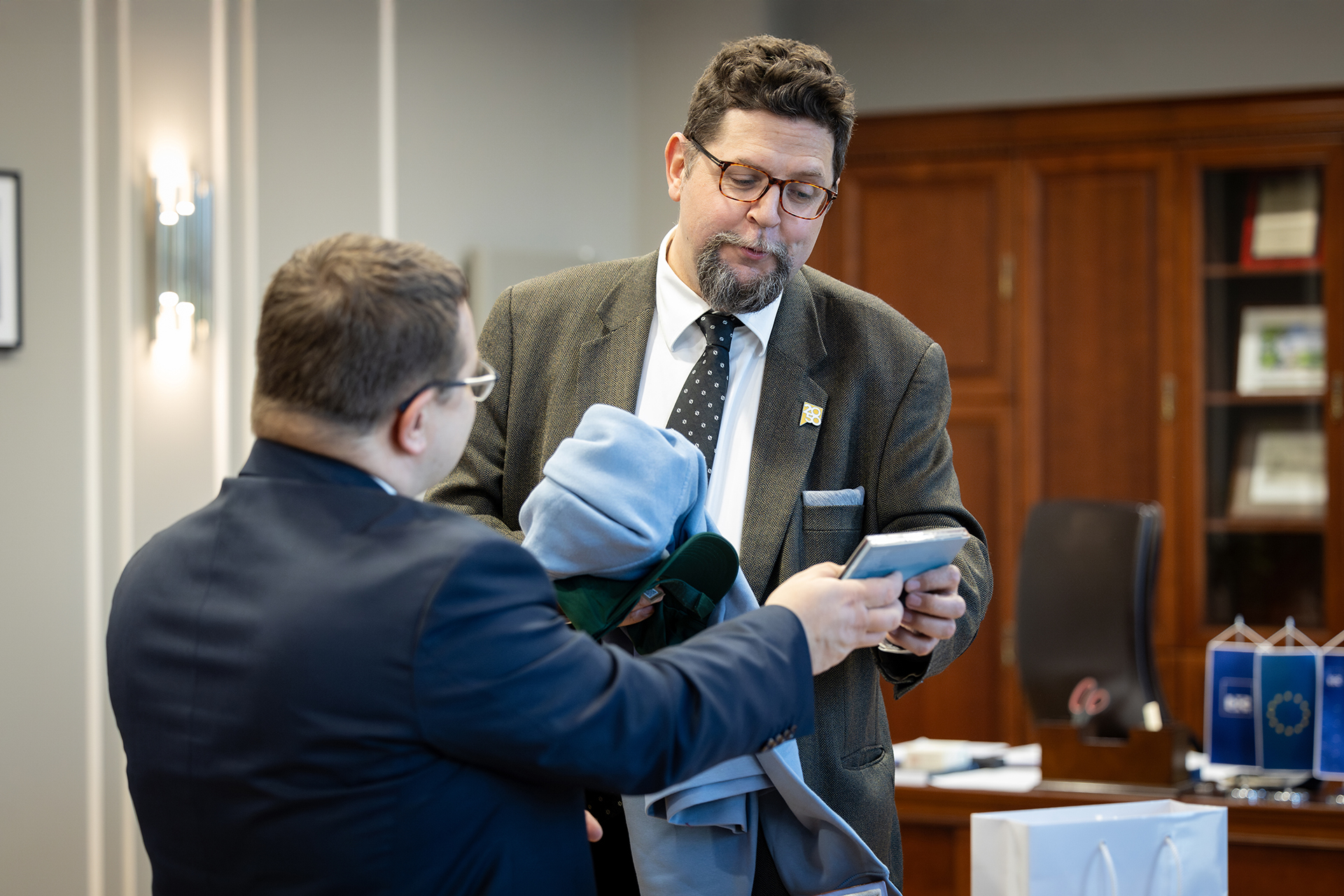Wiceminister Nauki i Szkolnictwa Wyższego prof. Andrzej Szeptycki spotkał się z JM Rektorem UR ...